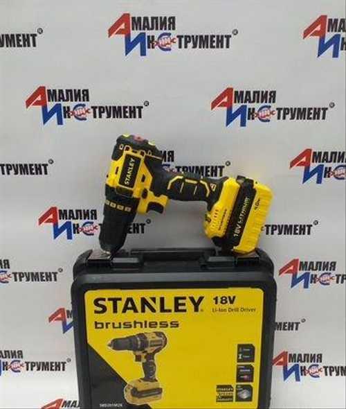 Шуруповерт аккумуляторный 18V "Stanley"sbd201