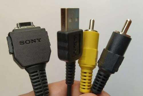 Кабель Sony (Фирменный - 2xRCA+USB)