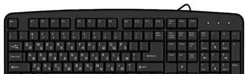 Клавиатура oklick 100 M Standard Keyboard Black PS