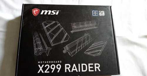 Материнская плата MSI X299 raider