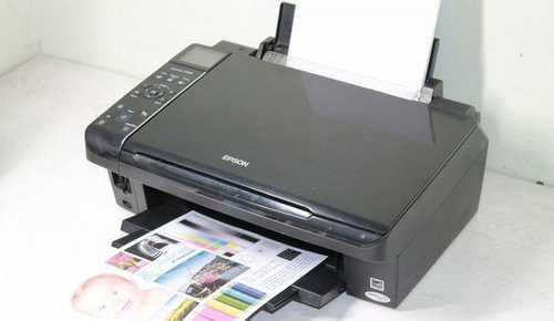Мфу Epson TX419 (заправлен)