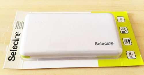 Портативный аккумулятор Selecline 8000 mah (новый)