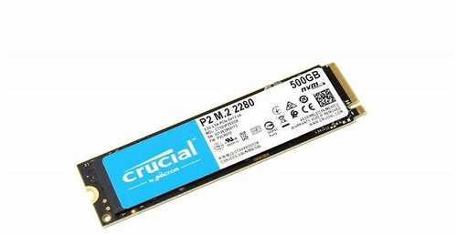 SSD диск Crucial M.2 2280 P2 series 500 Гб (Новый)