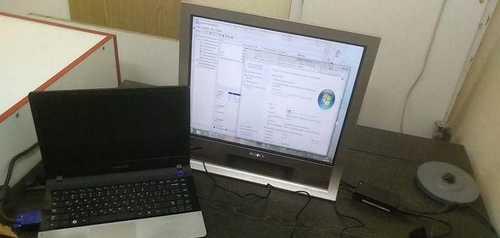 Samsung core i3, 4гб 320 hdd + внешний монитор 19"