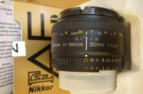 Объектив для фотоаппарата Nikkor AF50 D1.8mm