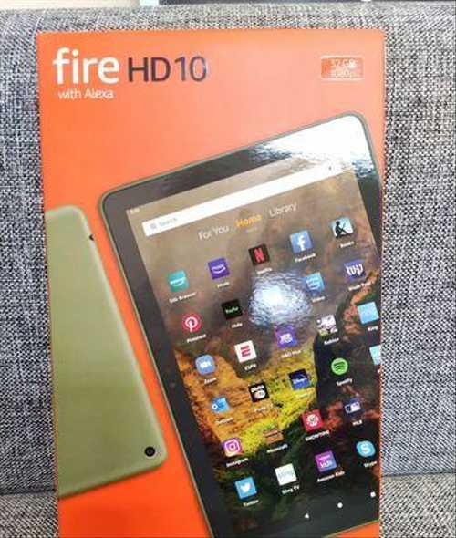 Планшет Fire HD 10 (2021) 32Gb SO Olive, новый