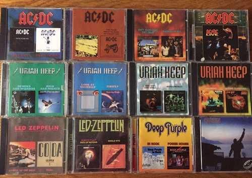 Диски сд AC/DC,Uriah Heep,Led Zeppelin,Queen,Deep