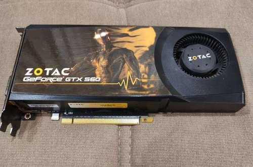 Видеокарта zotac GeForce GTX 560