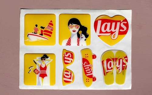 Наклейки Lays