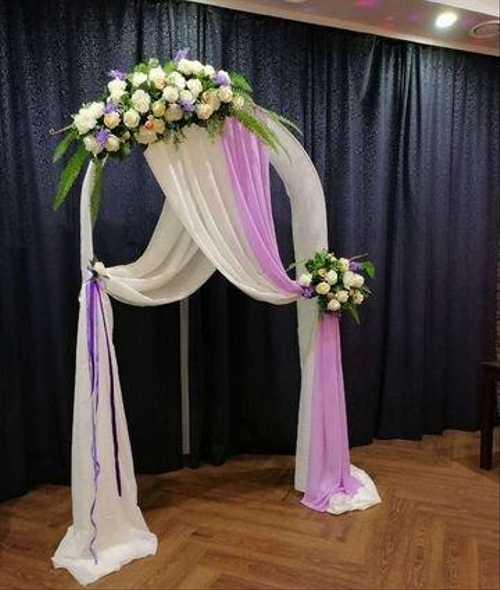 Свадебные украшения на арку