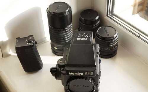 Mamiya 645 Super (3 объектива в комплекте)