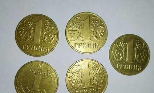 Монеты гривны Украина