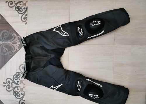 Новые мотоштаны кожаные alpinestars