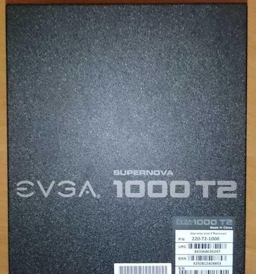 Блок питания 1000W evga SuperNova T2