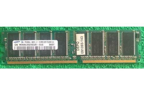 Озу SAMSUNG PC3200U-30331-Z 512Mb DDR PC3200 CL3