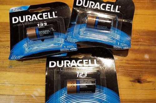 Батарейка Duracell 123