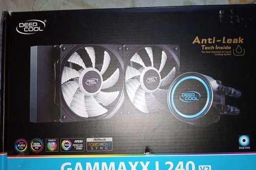 Водяное охлаждение DeepCool gammax l240 v2