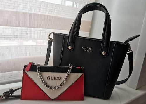 Сумка и кошелёк Guess (оригинал)