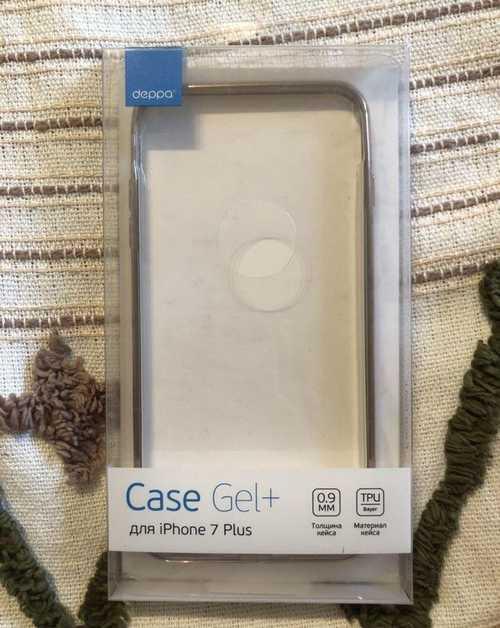 Чехол для iPhone 7 Plus Deppa Case Gel прозрачный