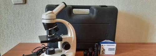 Микроскоп levenhuk 40L NG + камера-окуляр