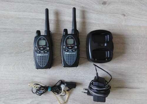 Рации Midland G7 (2 шт) + hands-free