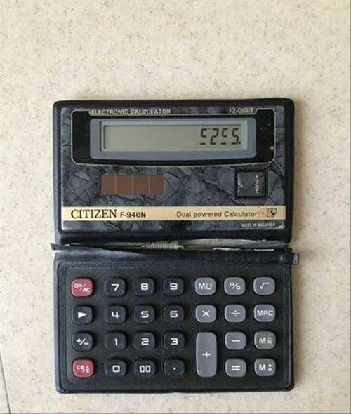 Калькулятор citizen F-940 N