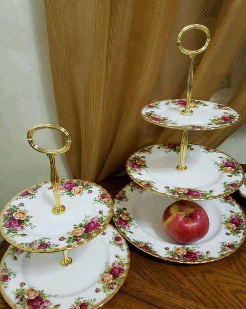 Этажерка Royal Albert Old Country Roses