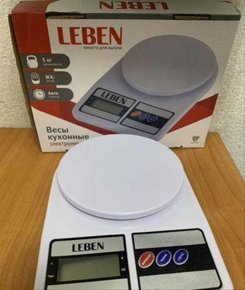 Кухонные весы leben 5kg