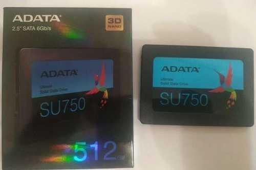 Твердотельный жёсткий диск Ssd Adata SU 750 512 GB