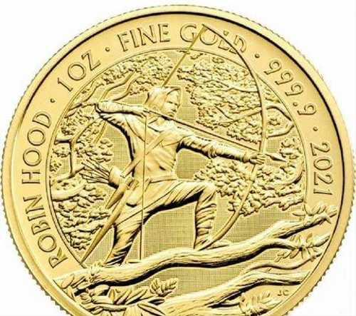 Золотая монета Великобритании "Мифы и легенды: Роб