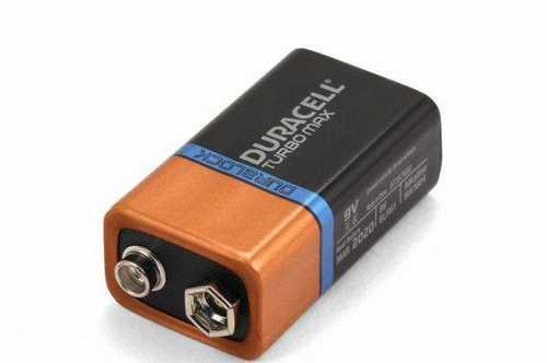 Батарейка щелочная duracell 6LF22 (6LR61) Turbo Ma