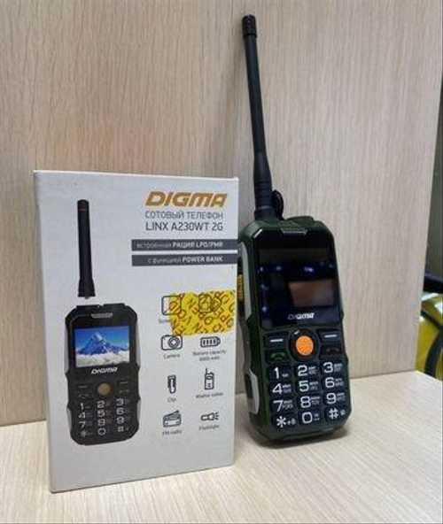 Телефон с рацией Digma Linx A230WT 2G