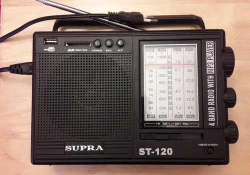 Радиоприемник Supra st 120