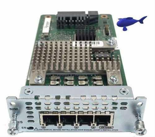 Модуль Cisco NIM-4FXS новый