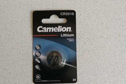 Батарейка литиевая CR2016 Camelion