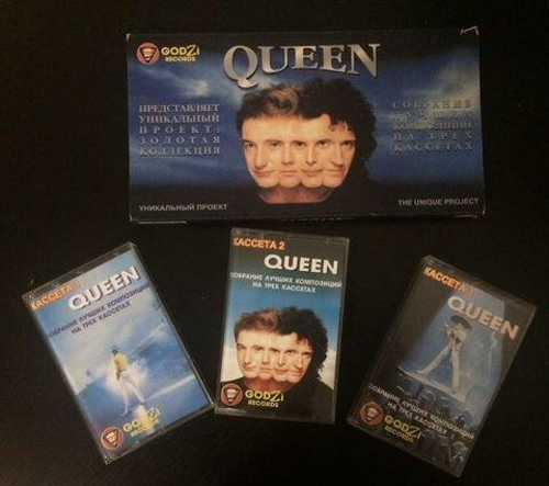 Подарочный бокс из 3 аудиокассет “Queen”