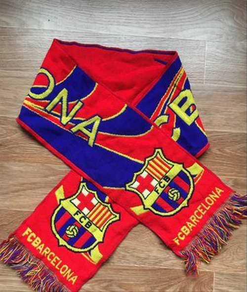 Шарф болельщика fcbarcelona