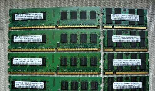DDR2 2gb SAMSUNG, оперативная память