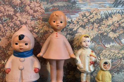 Резиновые игрушки СССР Дети