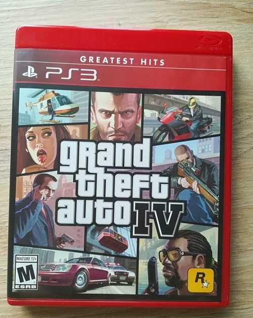 Продам диск gta4 для ps3 новый