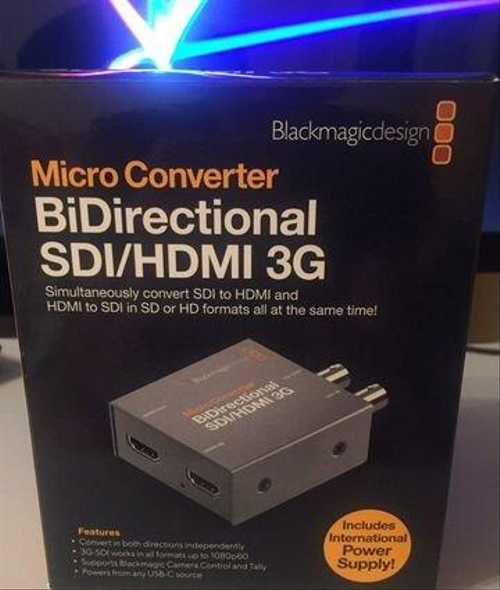 Blackmagic micro converter bidirectional sdi/hdmi