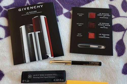 Набор миниатюры, пробники Lancome, Givenchy