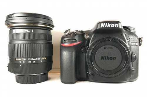 Nikon D7100 kit Sigma 17-50mm 2.8 EX HSM (A335)