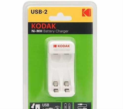 Зарядка Kodak C8001B AA/AAA 2 слота с USB