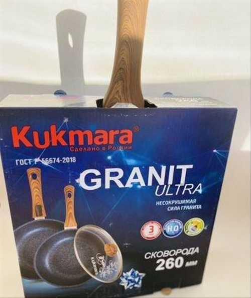 Сковорода kukmara 26 см+крышка