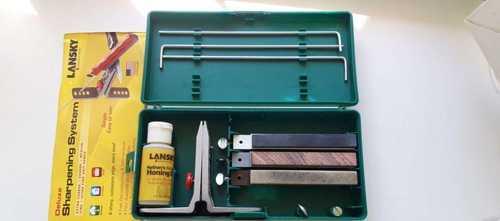 Набор для заточки ножей Lansky с 3-мя натуральными