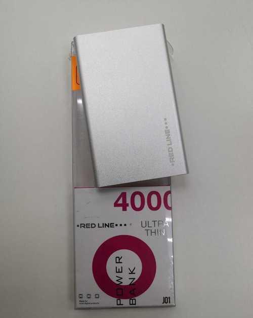 Power bank Red Line 4000 мАч