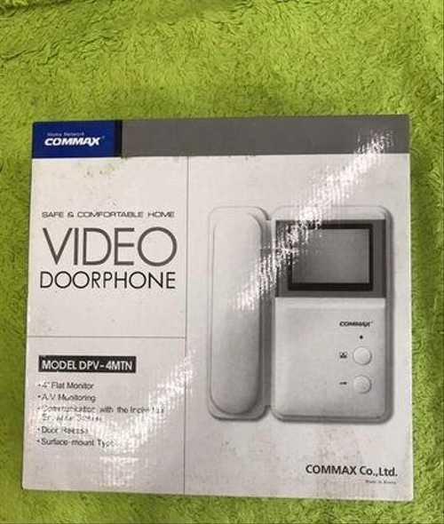 Видеодомофон Commax и вызывная панель