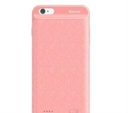 Чехол-аккумулятор Baseus iPhone 7 2500 мАч розовый
