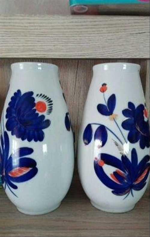 Две вазы СССР Прикроватные парные